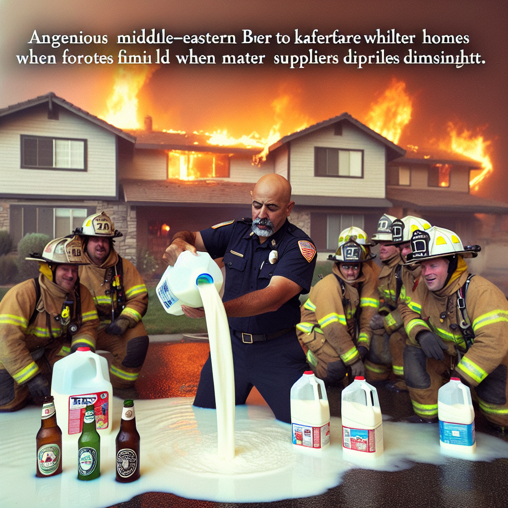 California Fire Chief Ingeniously Uses Milk and Beer to Protect Homes ...