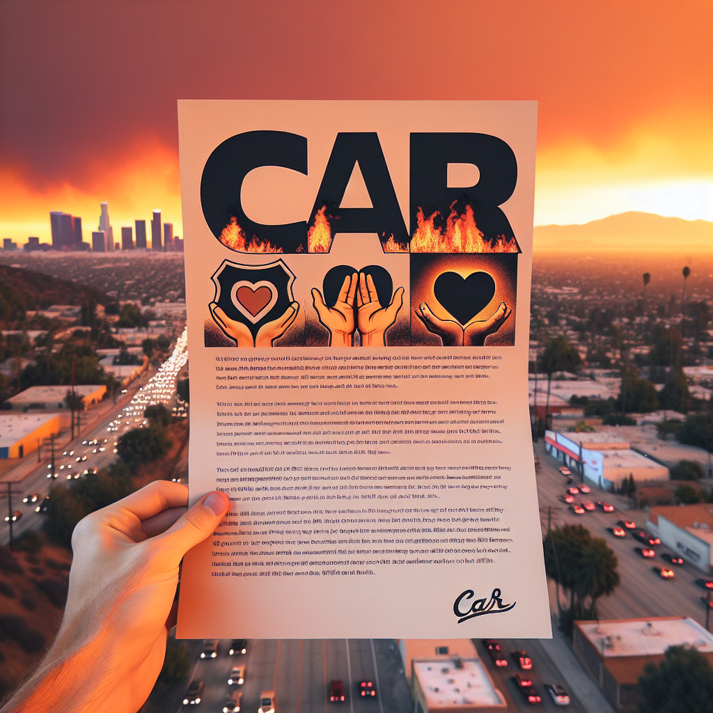 CAR Issues Open Letter in Support of LA Wildfire Victims